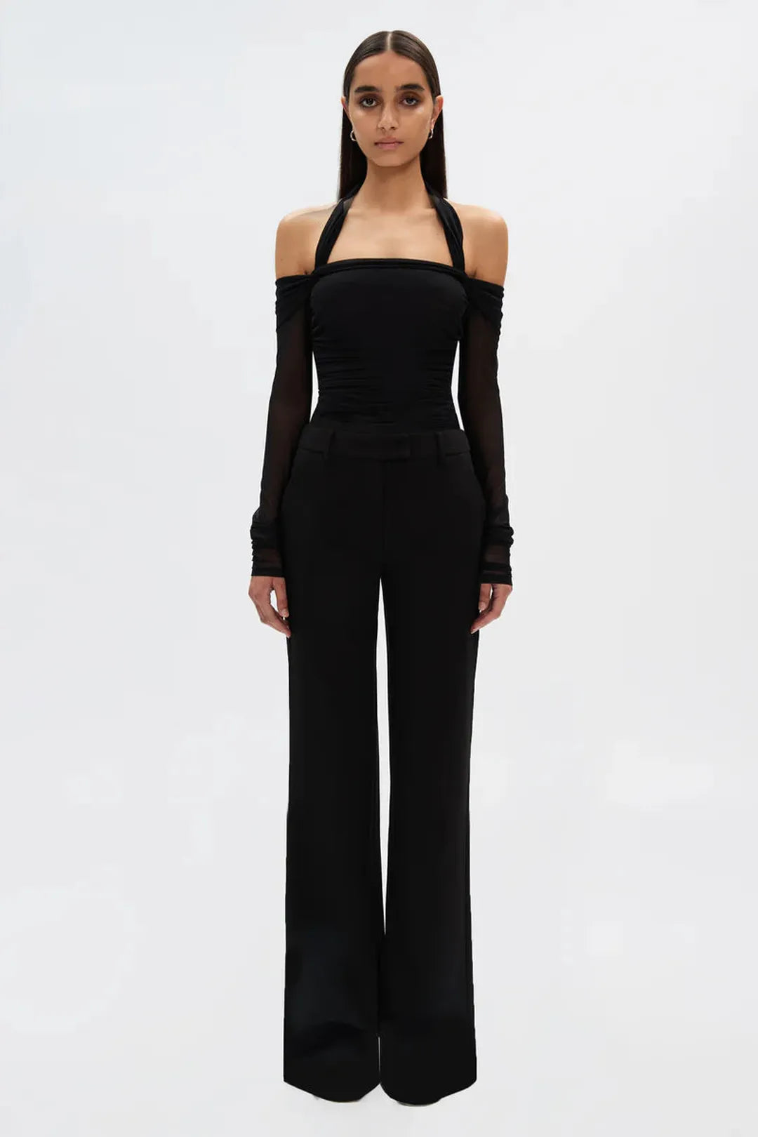 The sonnet mesh top, black