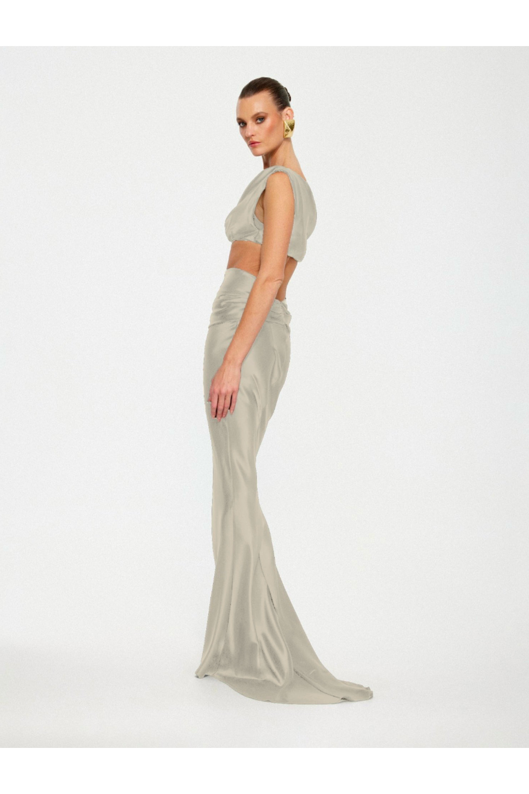 Perez skirt, oyster